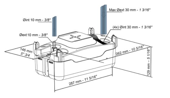 SI-83 External Drain Pump for Ice Makers - Barcare